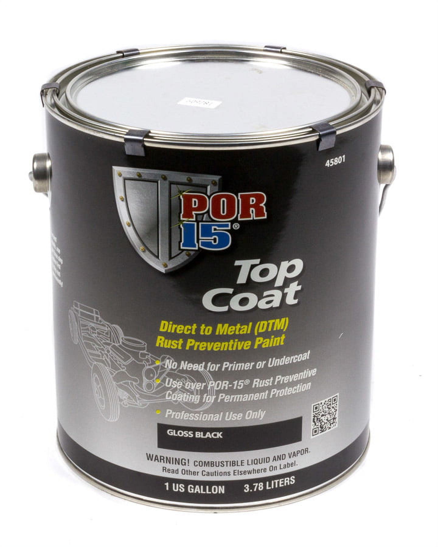 Top Coat Gloss Black 1 Gallon - Walmart.com