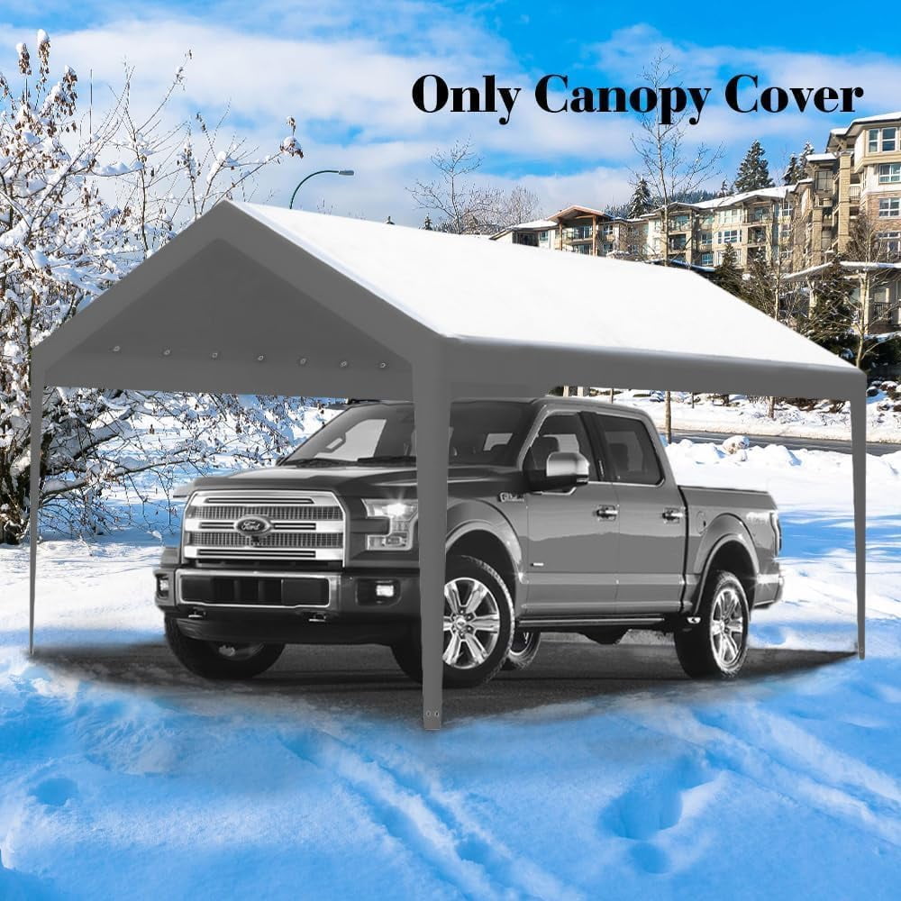 Top Cover 13x20FT 180G PE for Heavy Duty Carport Replacement TOP Cover ...