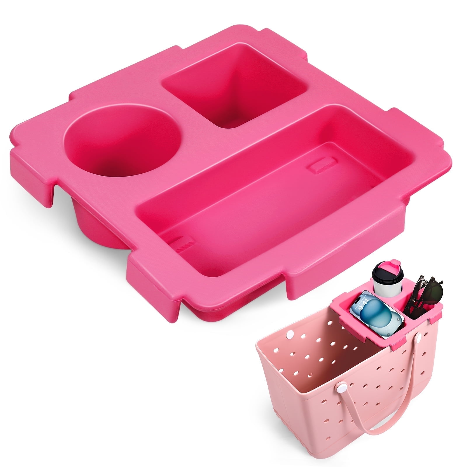 Half Topper Tray for Bogg Bag X-Large, EVA Phone Holder & Top Cup ...