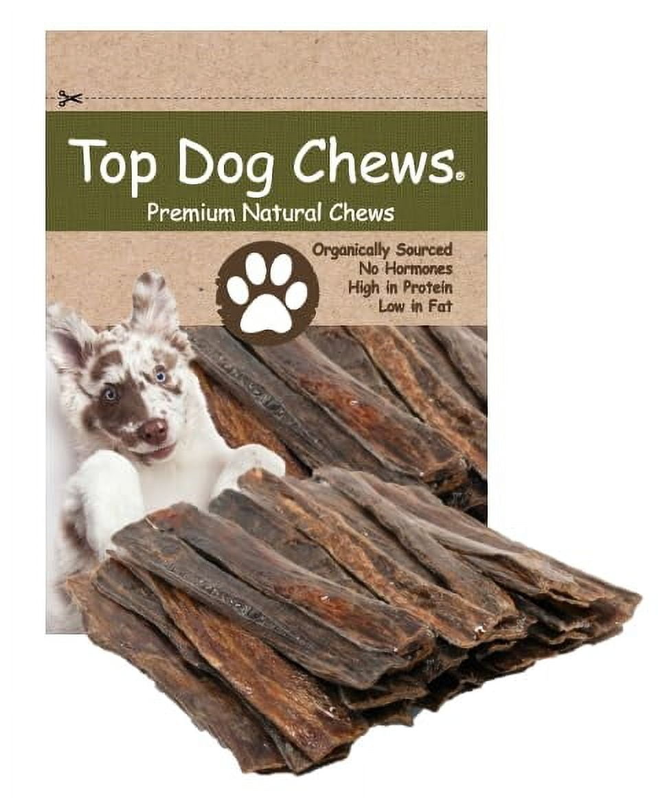 Top Dog Chews - 10" - 12" Roasted Taffy, 30 Pack, Beef Jerky Dental ...