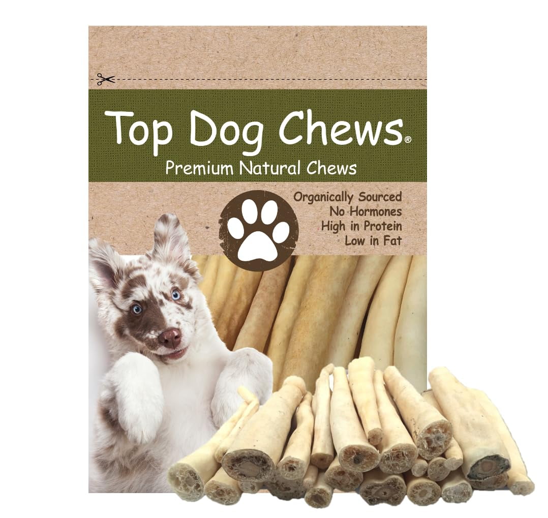 Top Dog Chews - YPF5 Cow Tails (25 Pack), High-Protein Dog Treats, 100% ...