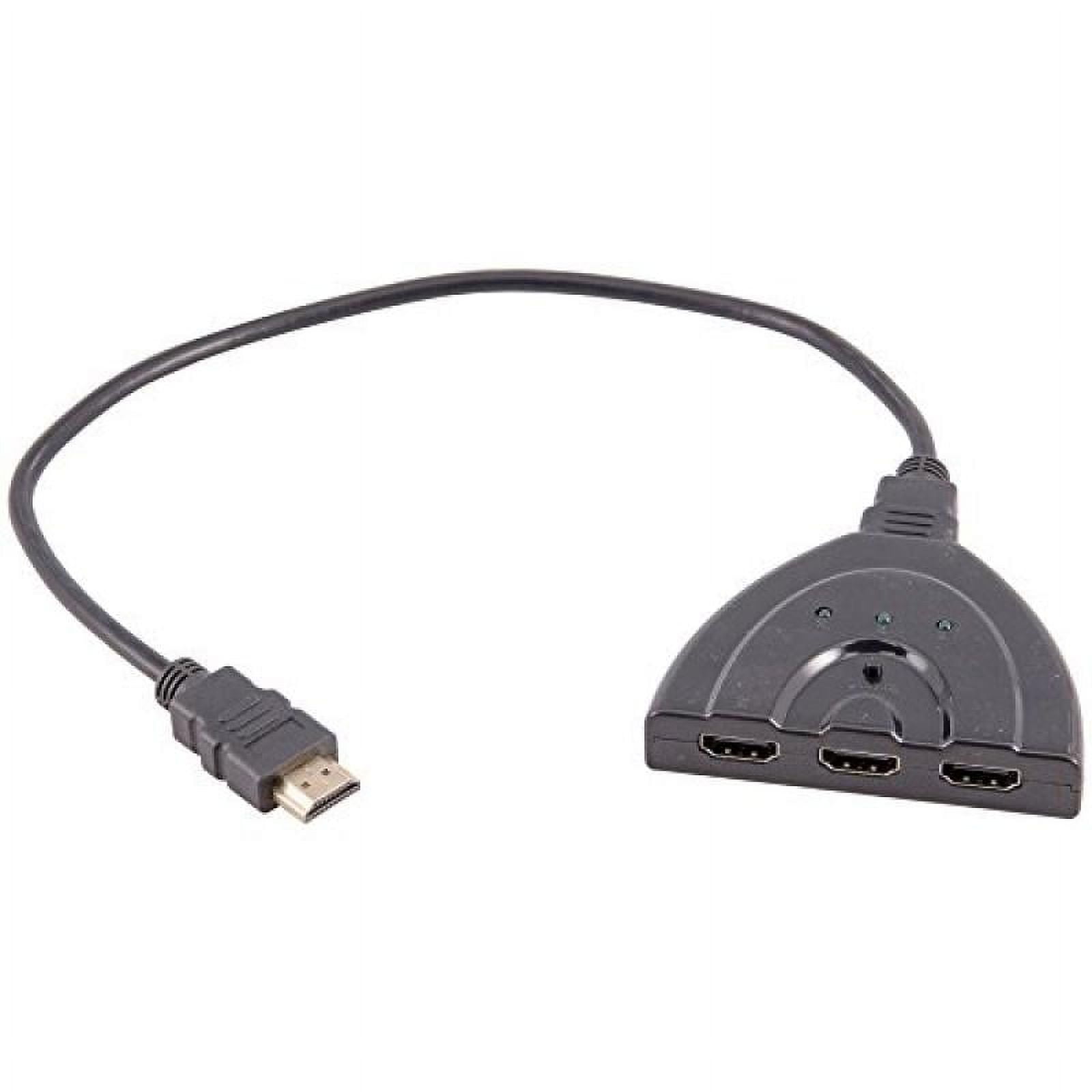 Top Dog Premium High Speed HDMI Splitter Switch - 1x3-Port HDMI 1080p ...