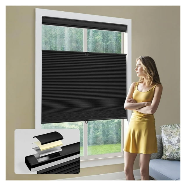 Top Down Bottom Up Cellular Shades Cordless Blackout Light Blocking ...