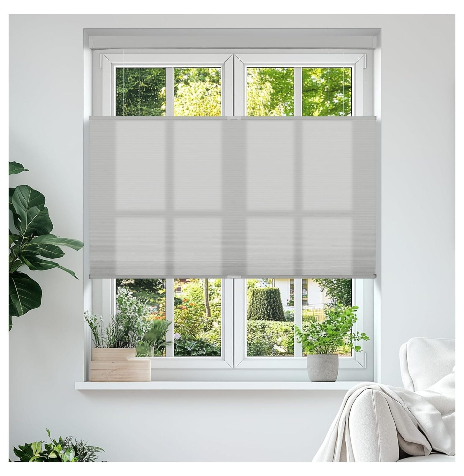Top Down Bottom Up Light Filtering Cellular Shades Cordless, Honeycomb ...