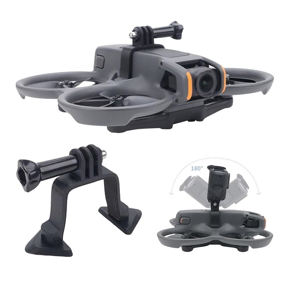 Top Expansion Carry Bracket for DJI Avata 2 FPV Drone for Action Camera & Fill Light Mount,Upper ...