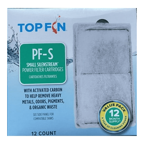 Top Fin Silenstream PF-S Refill for PF10 Power Filters 5.5in x 3.1- (12 ...