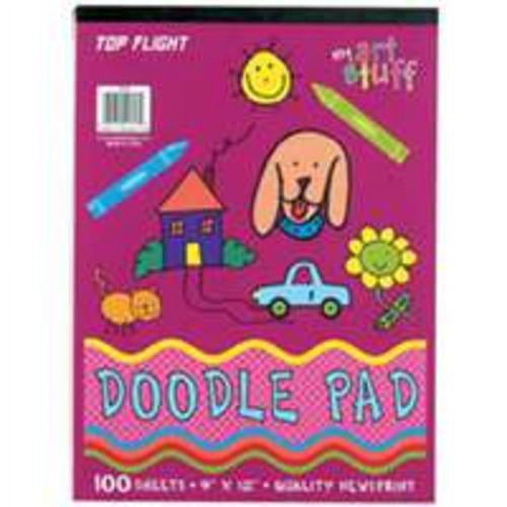 Top Flight 4650215 Doodle Pad White Paper, 30 lbs, Each - Walmart.com
