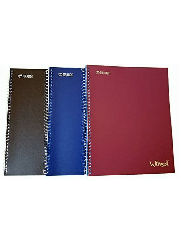 3-Subject Spiral Notebooks in Spiral Notebooks - Walmart.com