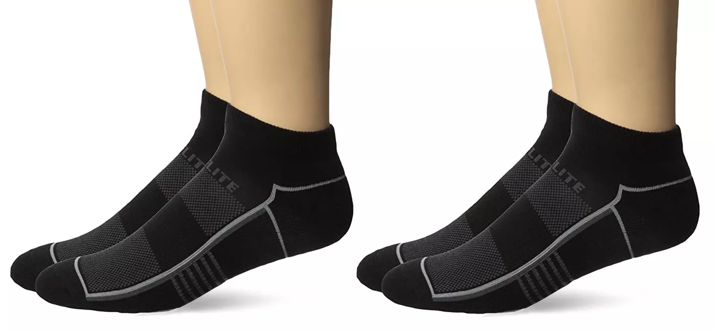 Top Flite Mens Sport Tech Ultra-Dri Performance Low Cut Socks 2 Pair ...