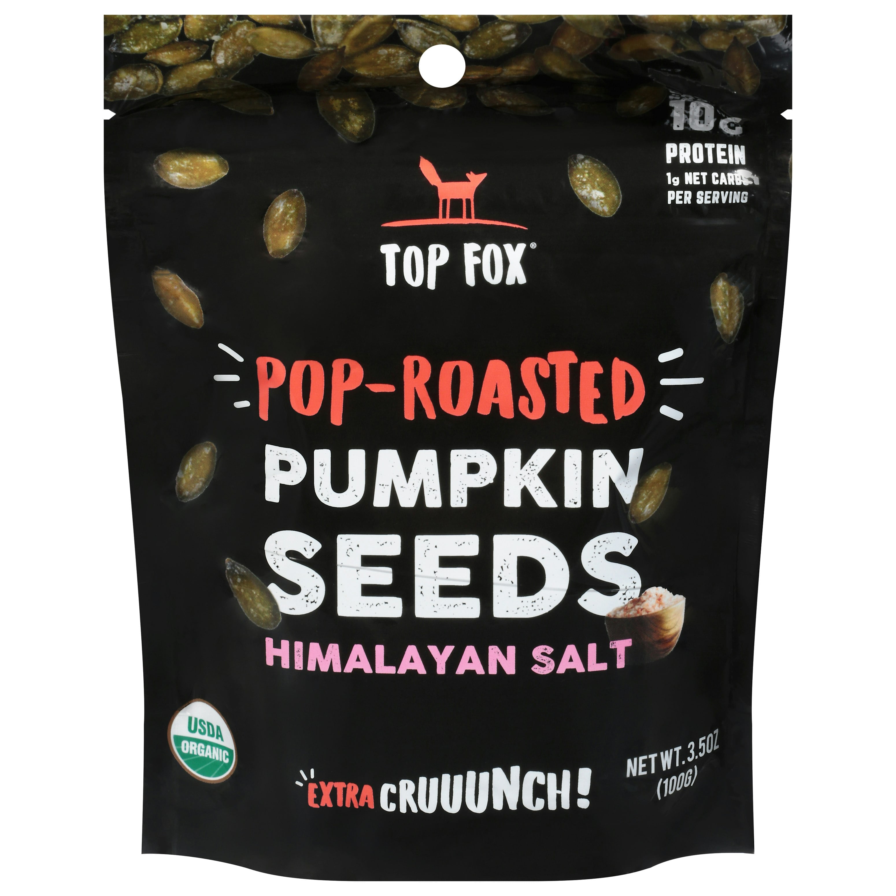 Top Fox Seeds Pumpkin Pop Roasted Hima 3.5 oz (Pack of 6) - Walmart.com