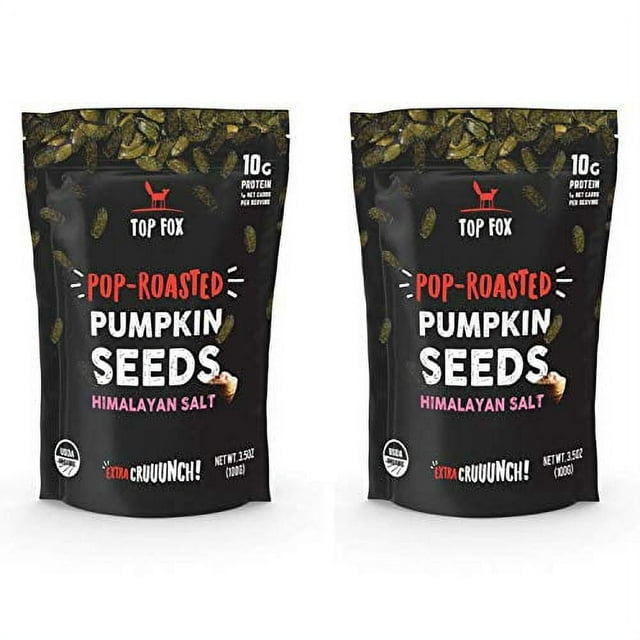 Top Fox Snacks - Organic Pop-Roasted Pumpkin Seeds | Healthy Protein ...