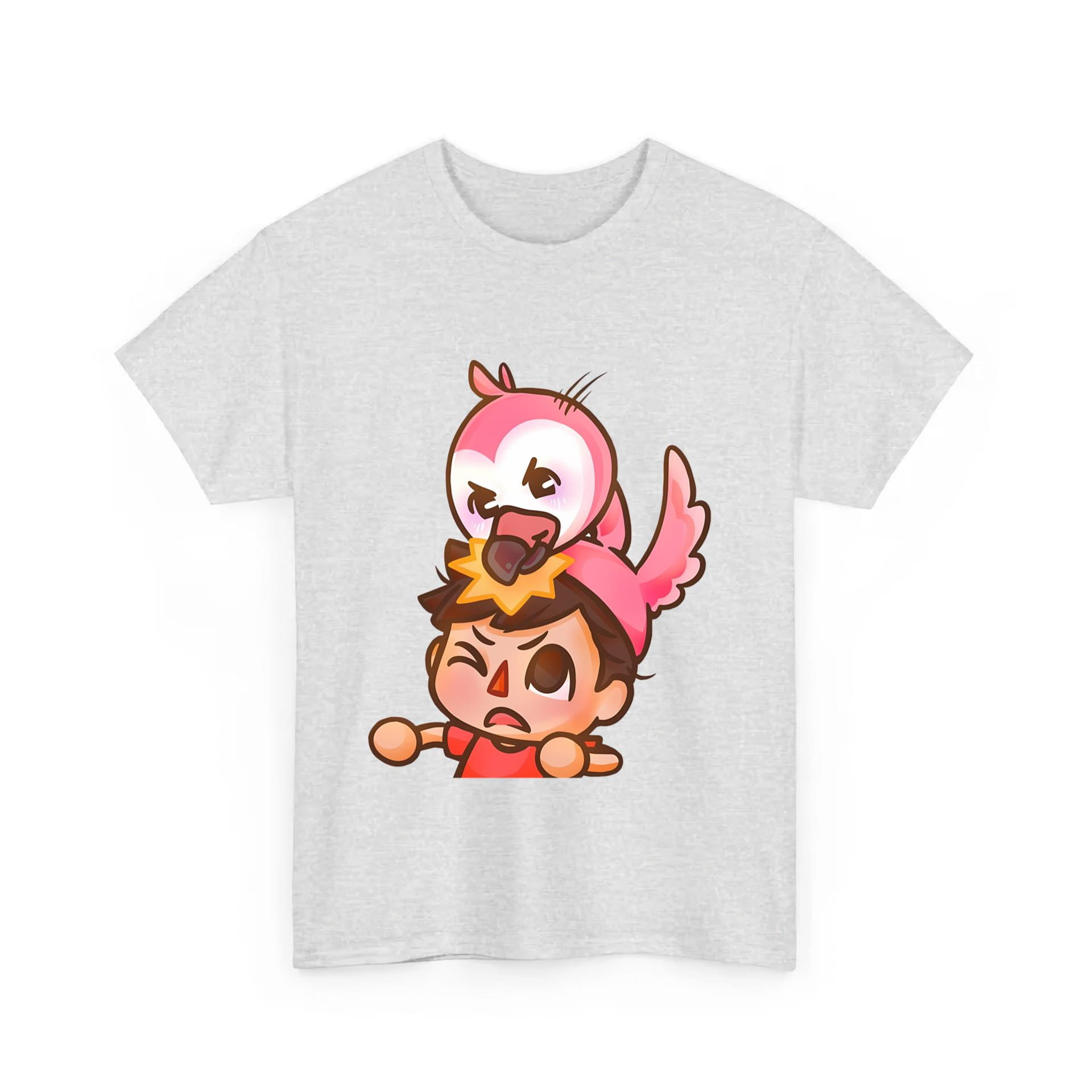 Top Gaming Flamingo-Inspired Unisex Adult Tops, YouTuber Themed Shirt ...