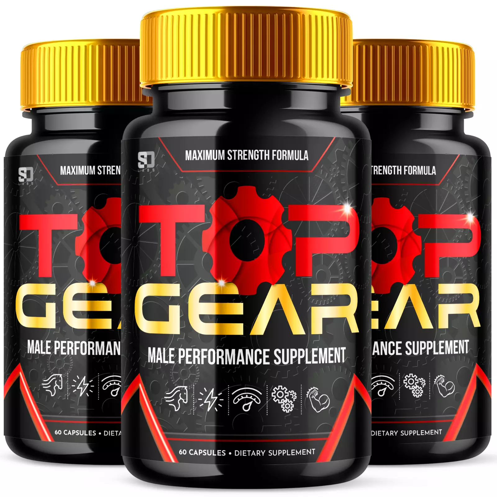 Top Gear Male Pills - Boost Daily Energy and Support Vitality (3 Pack ...