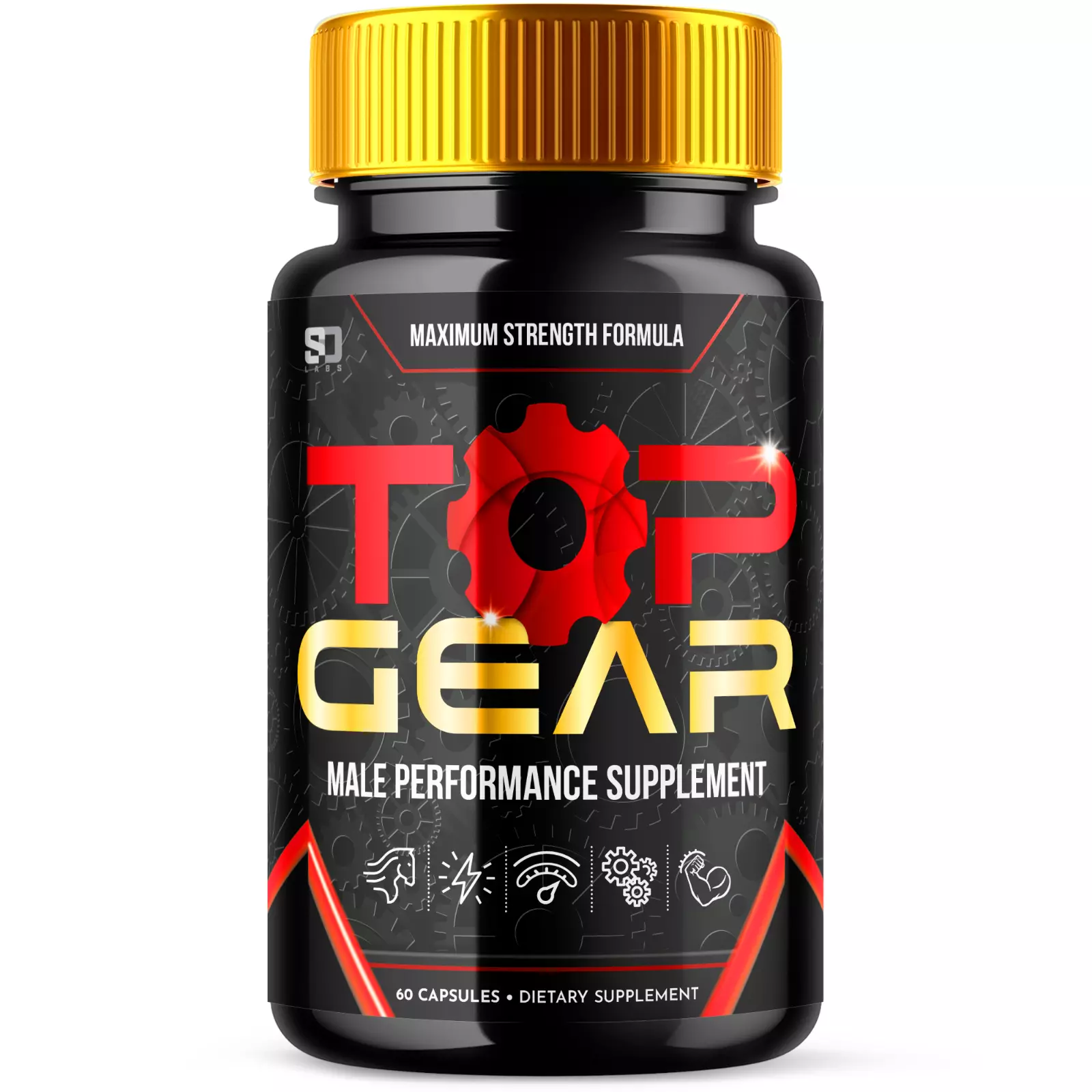 Top Gear Male Pills - Boost Daily Energy and Support Vitality 60 ...
