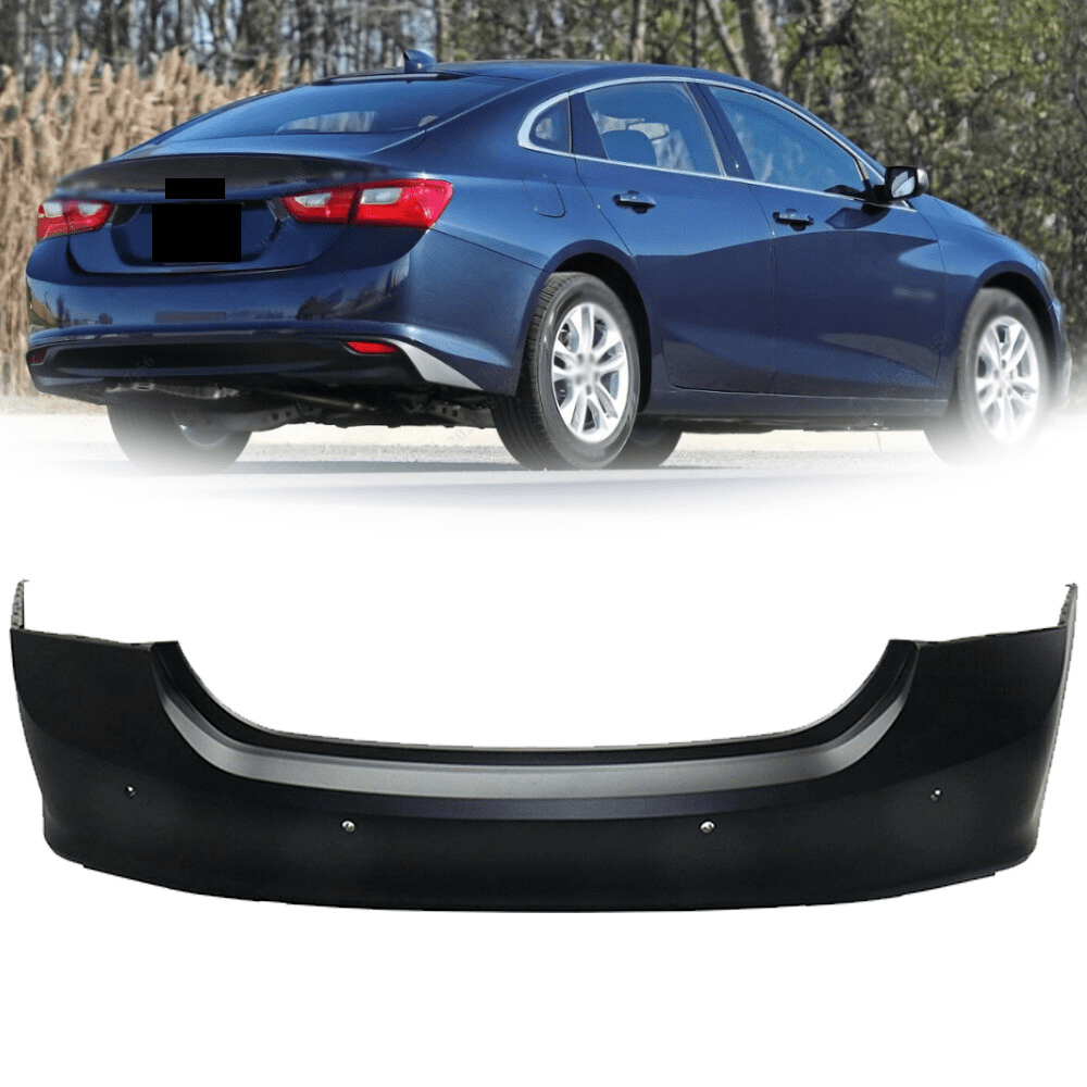 Top Gear Motors 2016–2018 Chevrolet Malibu Rear Bumper Cover Primed w ...