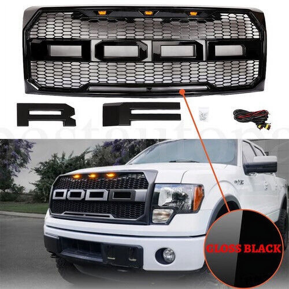 Top Gear Motors Raptor Style Front Bumper Grill for Ford F150 2009-2014 ...