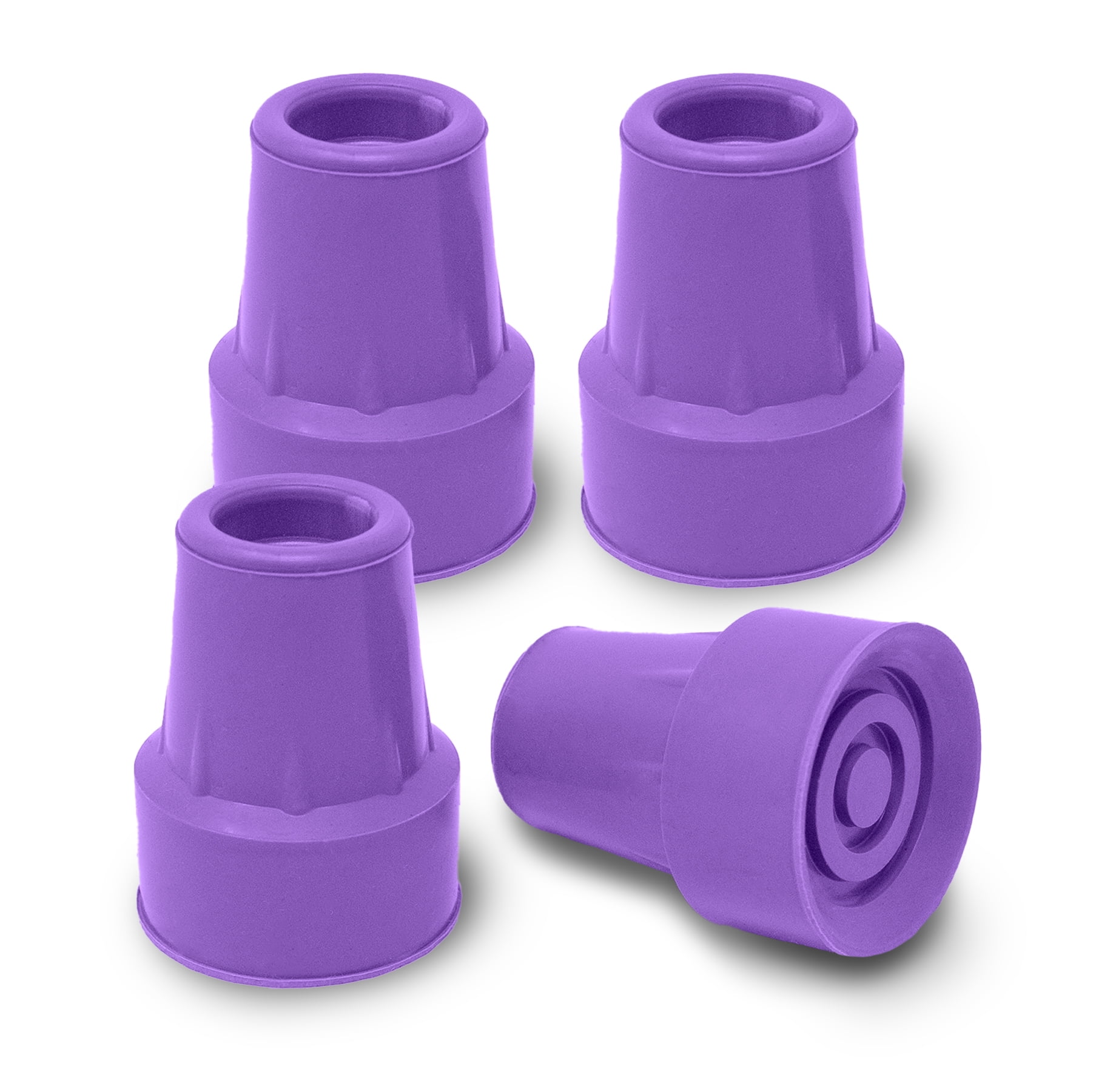 Top Glides 4PCS Universal Cane Replacement Rubber Tips (Purple ...