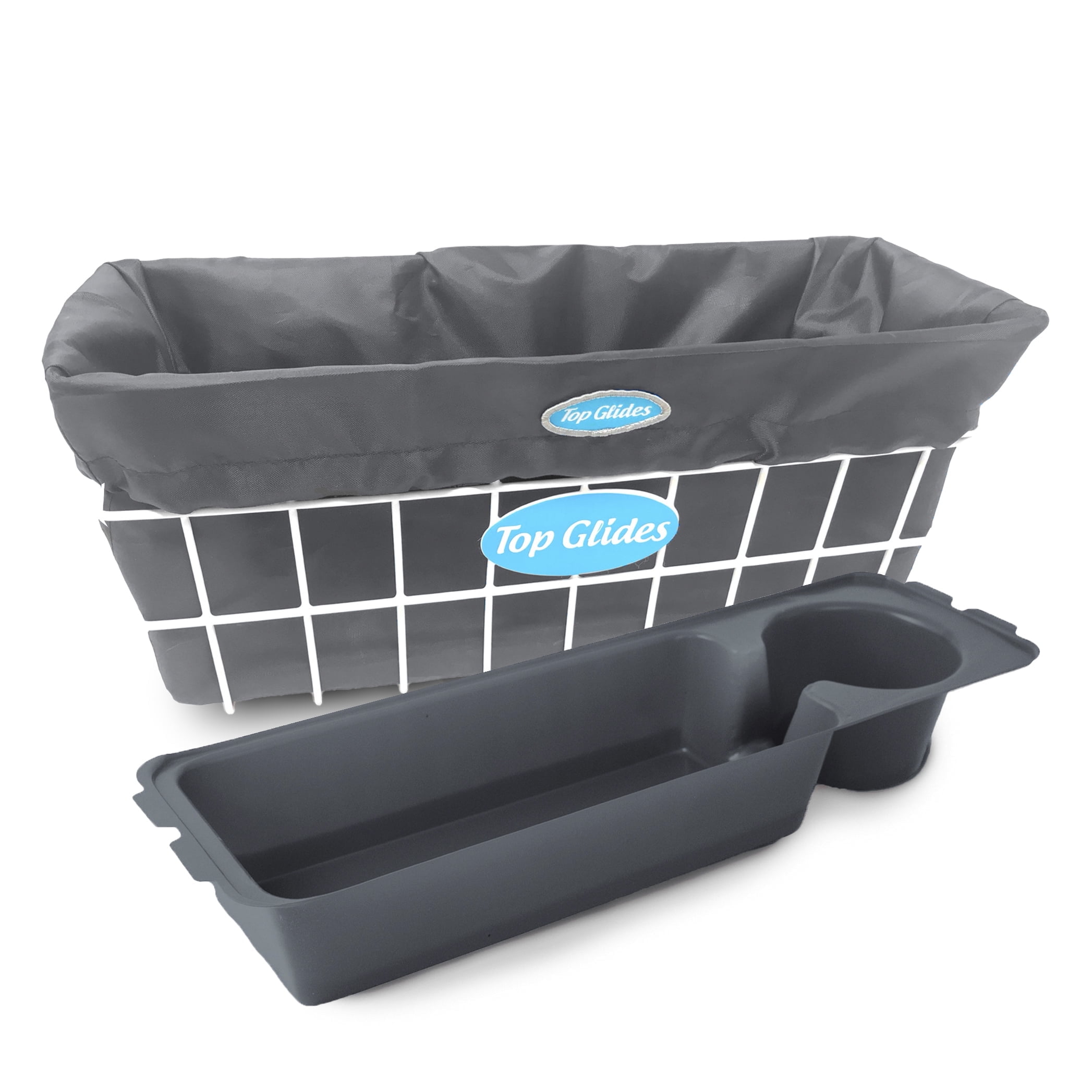 Top Glides Premium Wire Walker Basket Bundle with Washable Basket Liner ...