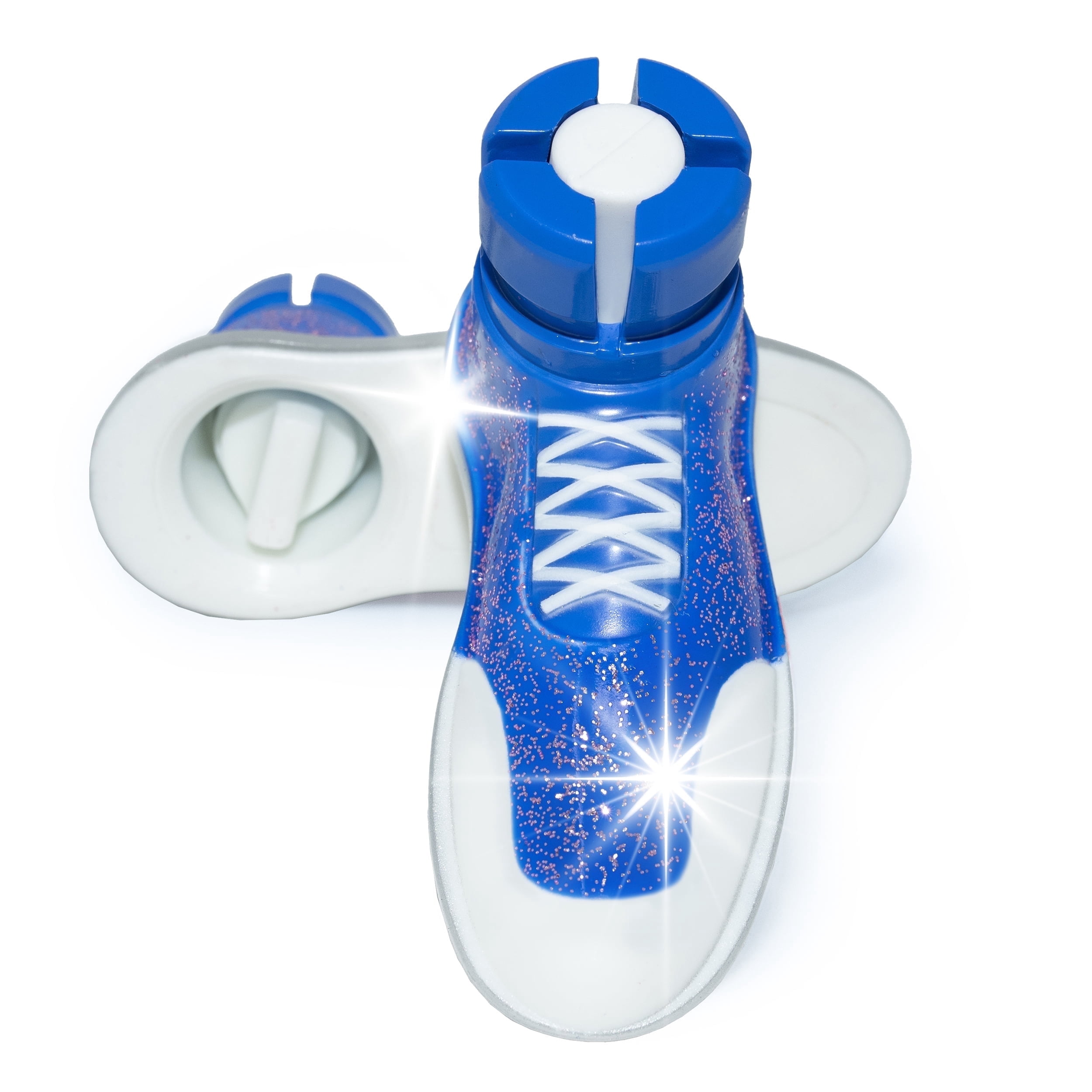 Top Glides Sneaker Walker Glides - 1 Pair, Blue Glitter - Walmart.com