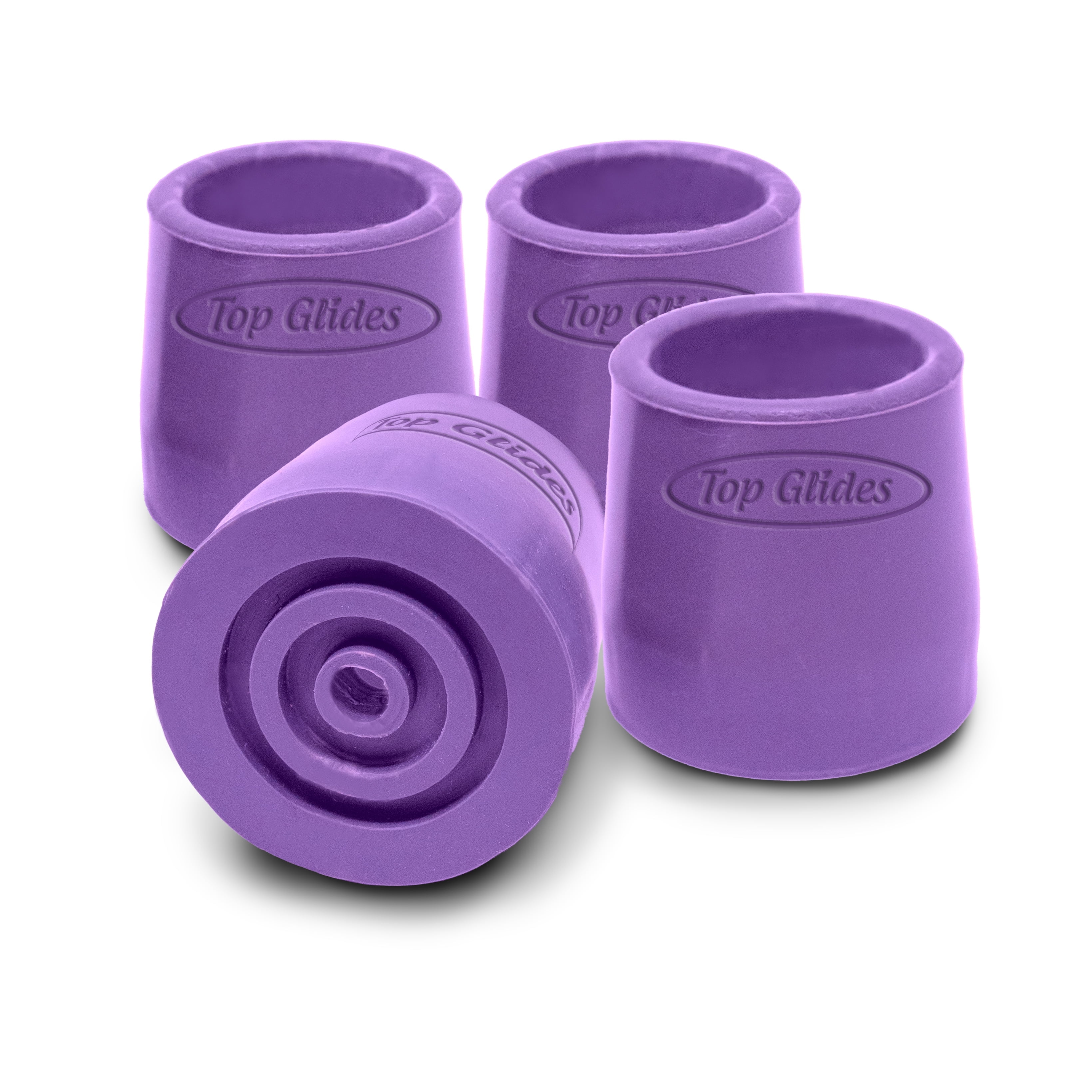 Top Glides Steel-Reinforced 1" Rubber Tips - 2 Pairs - Walmart.com