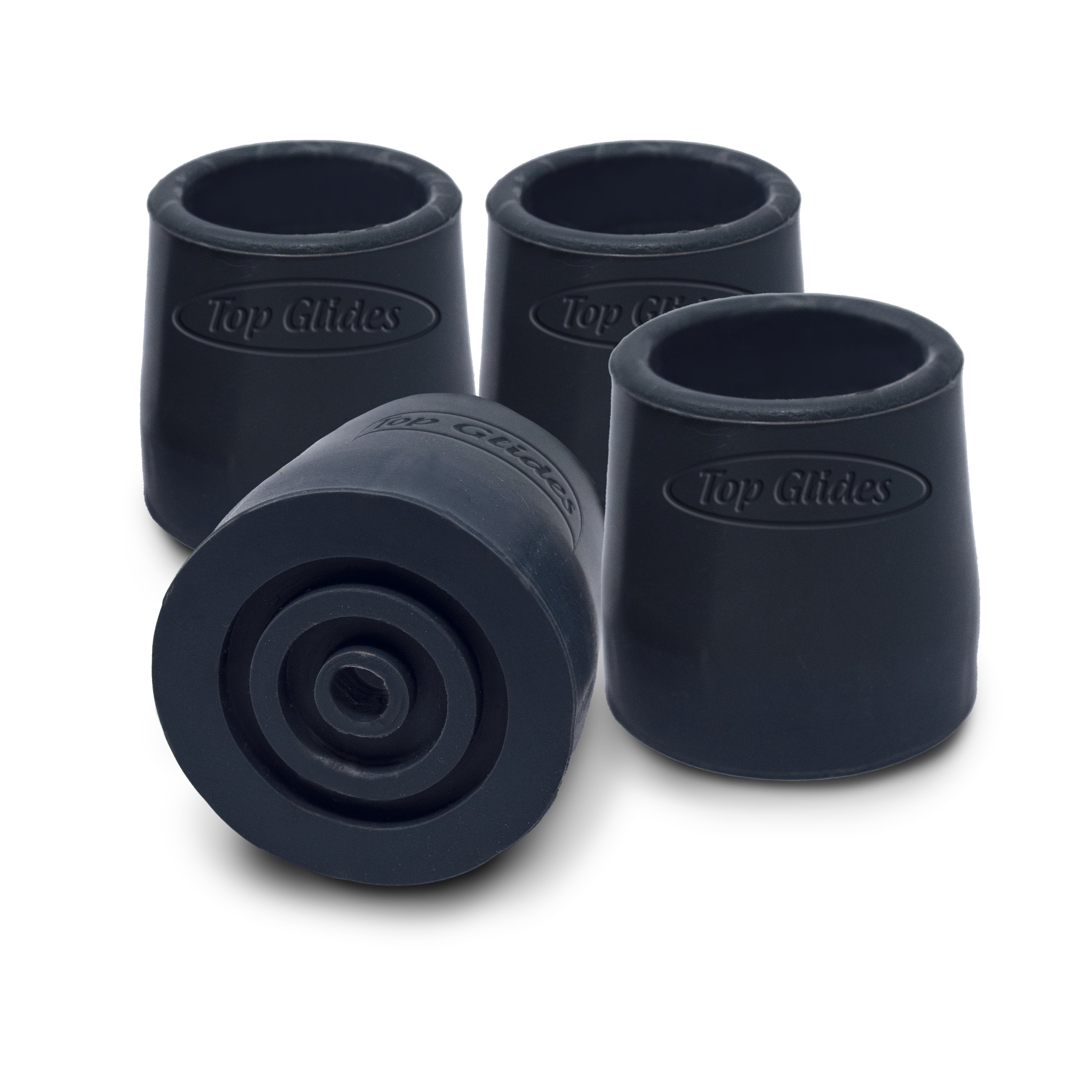 Top Glides Steel-Reinforced 1" Rubber Tips - 2 Pairs - Walmart.com