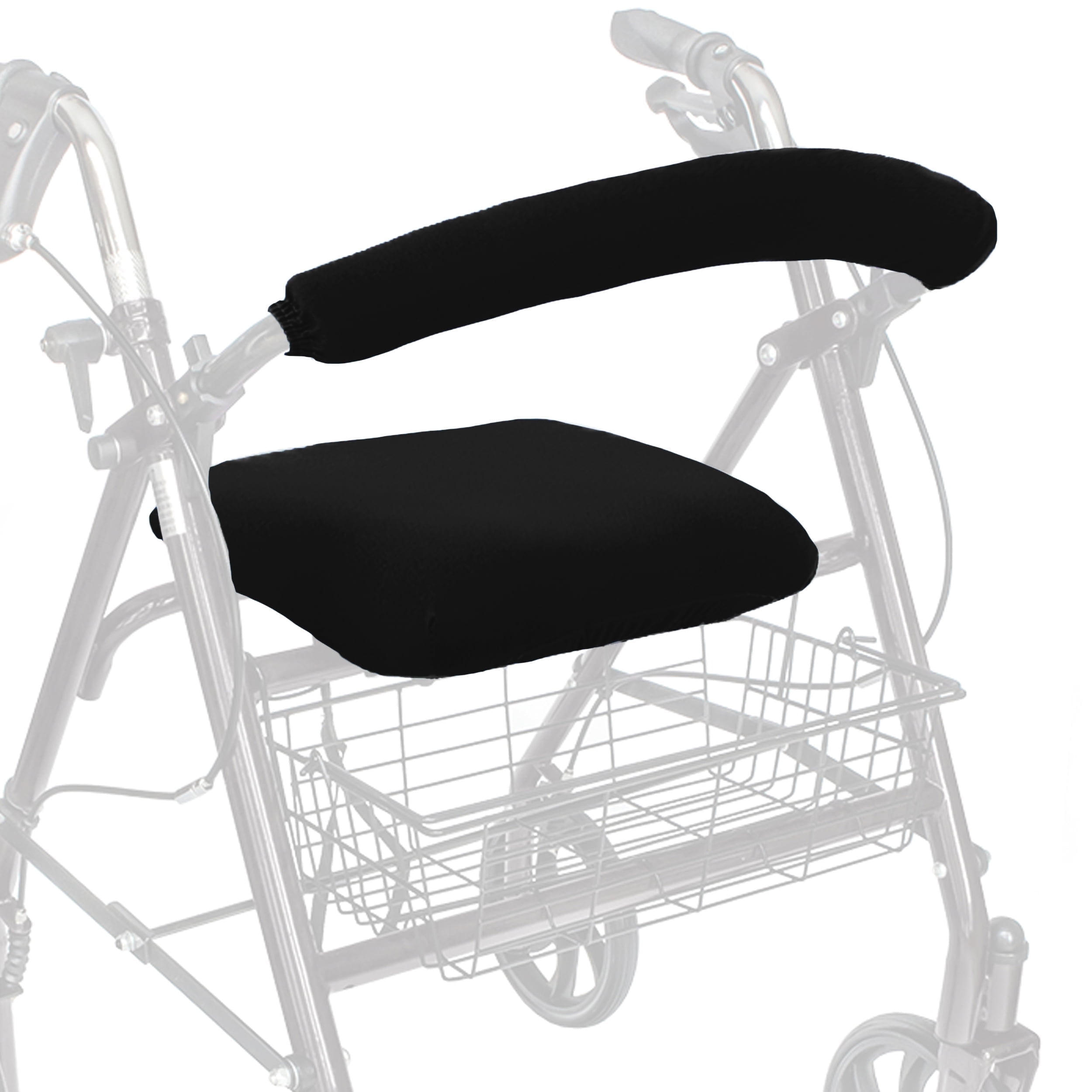 Top Glides Universal Rollator Walker Seat and Backrest Covers, Classic ...