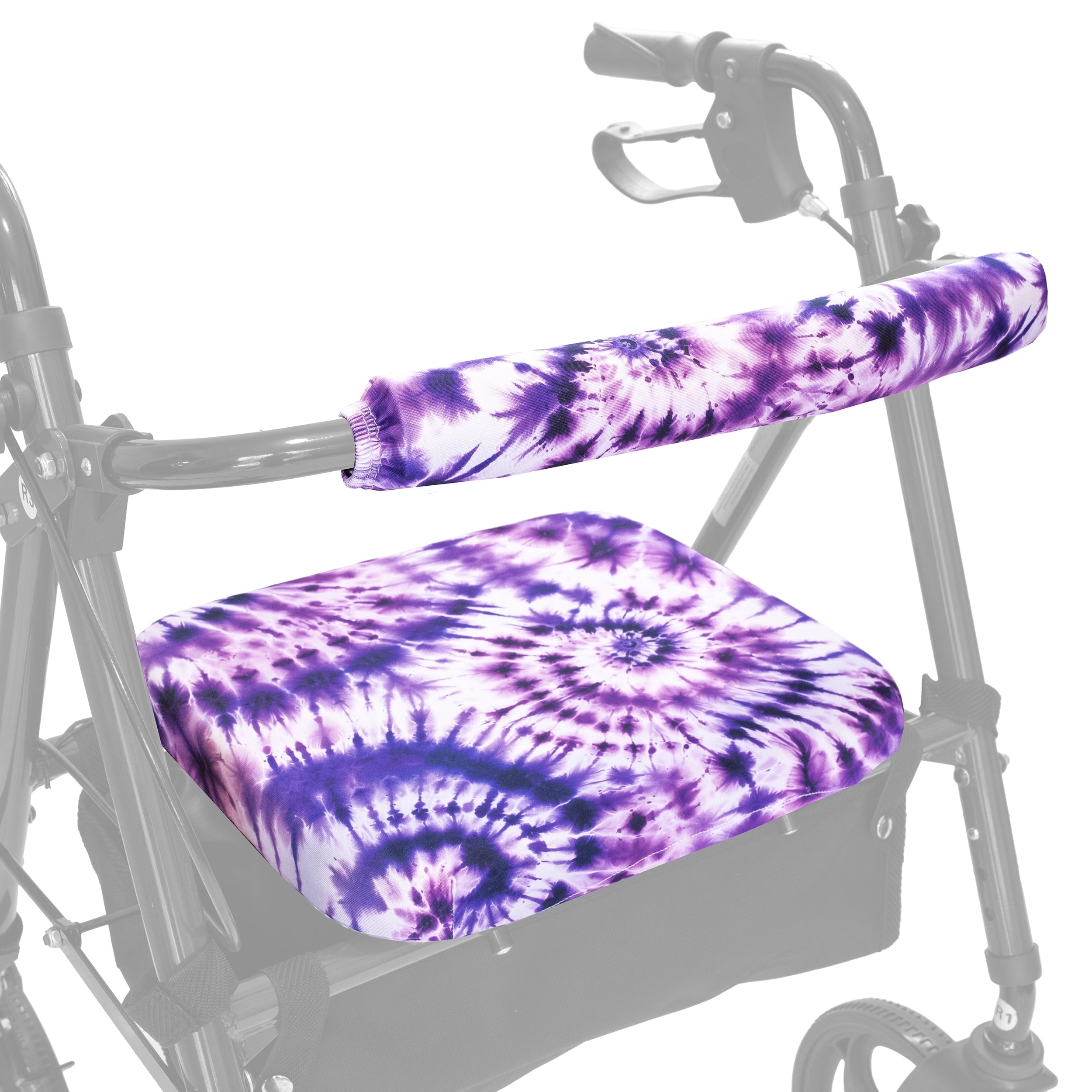 Top Glides Universal Rollator Walker Seat and Backrest Covers, Groovy ...