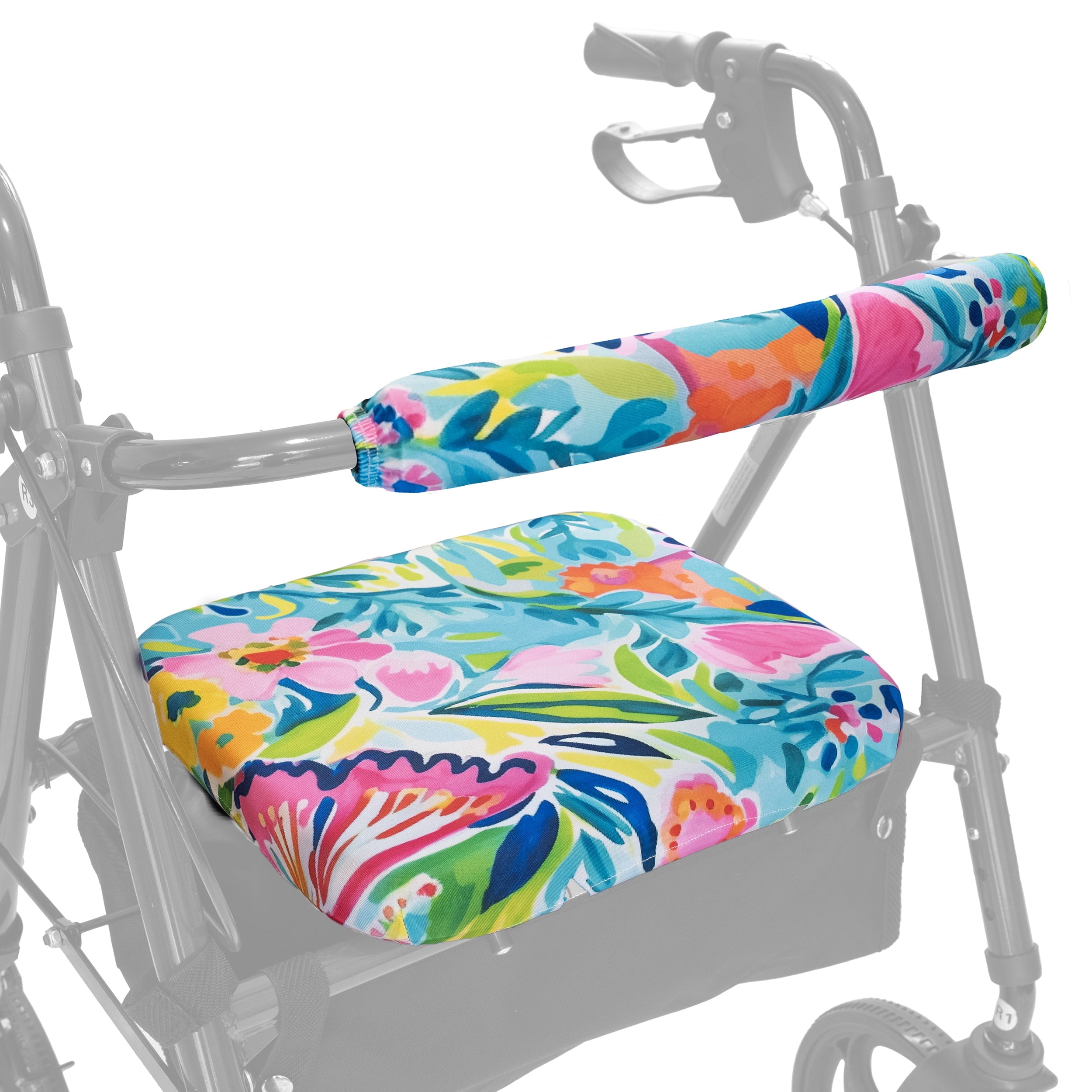 Top Glides Universal Rollator Walker Seat and Backrest Covers, Painted ...