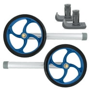 Healthline Bariatric Walker Wheels & Glides, 5 Inch, Universal ...