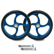 Healthline Bariatric Walker Wheels & Glides, 5 Inch, Universal ...