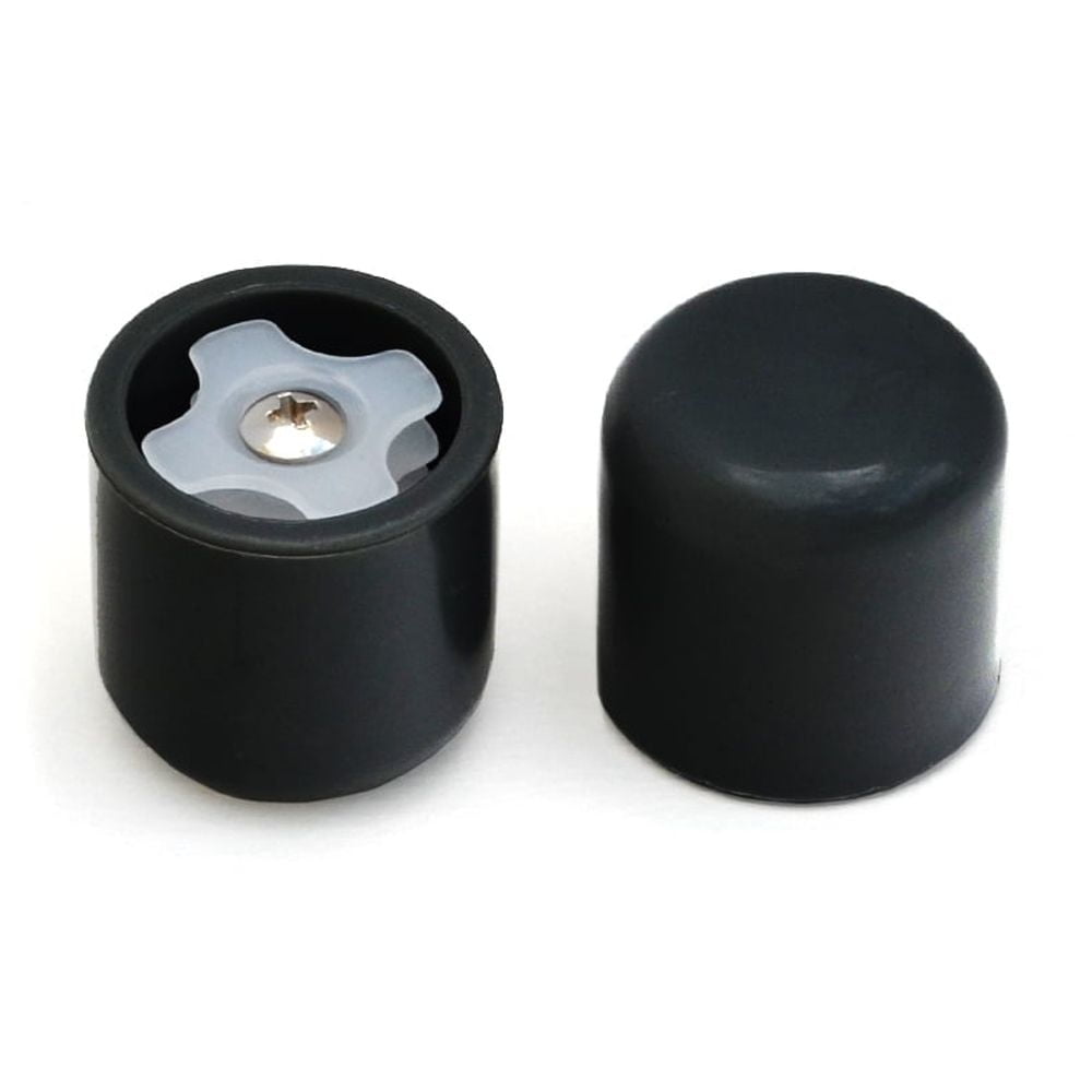 Top Glides Walker Glide Caps, 1 Pair, Black - Walmart.com