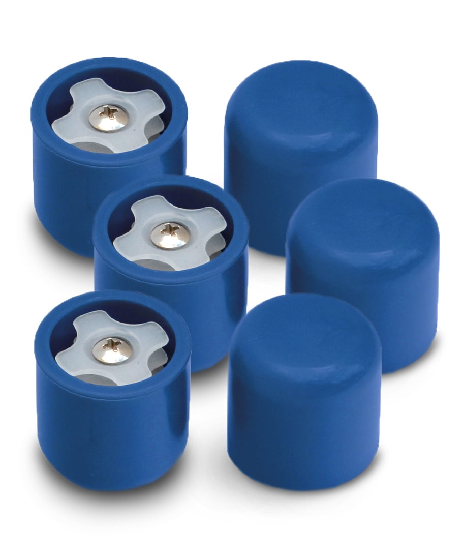 Top Glides Walker Glide Caps, 3 Pairs, Blue - Walmart.com