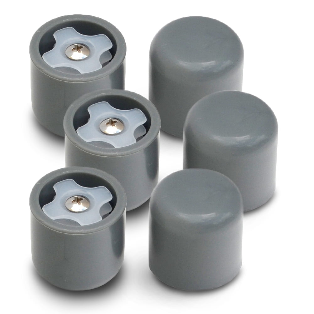 Top Glides Walker Glide Caps, 3 Pairs, Gray - Walmart.com