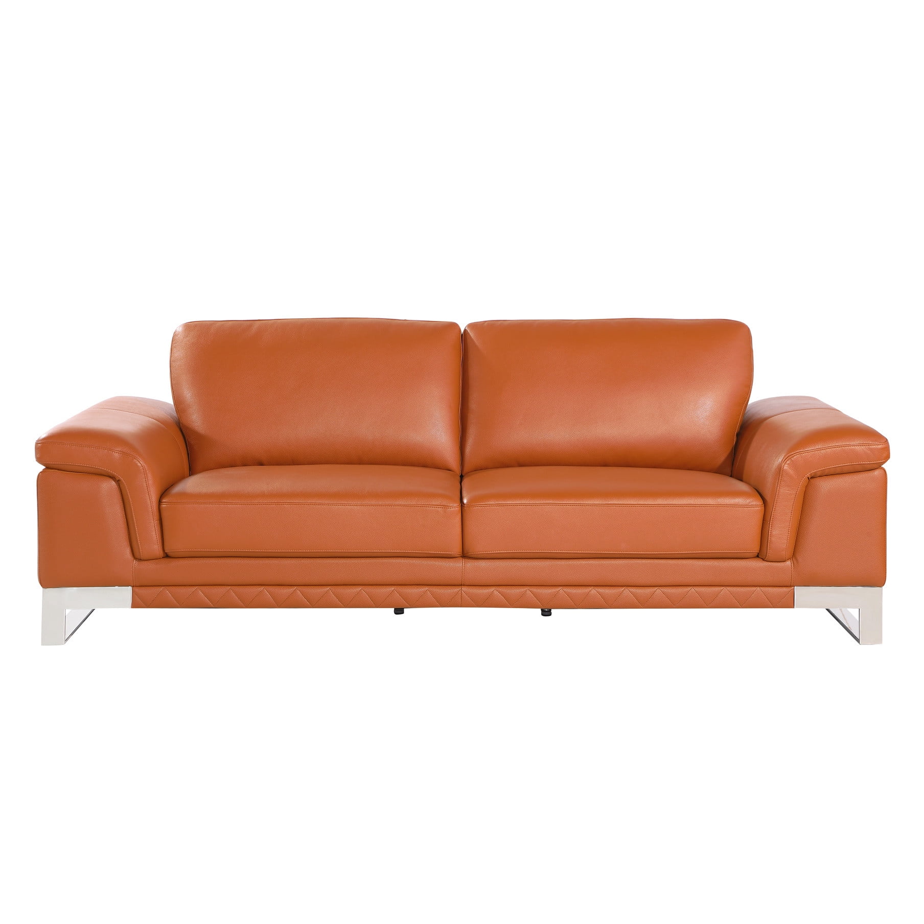 Top Grain Italian Leather Sofa with Foam Filler for Soft Seating in ...