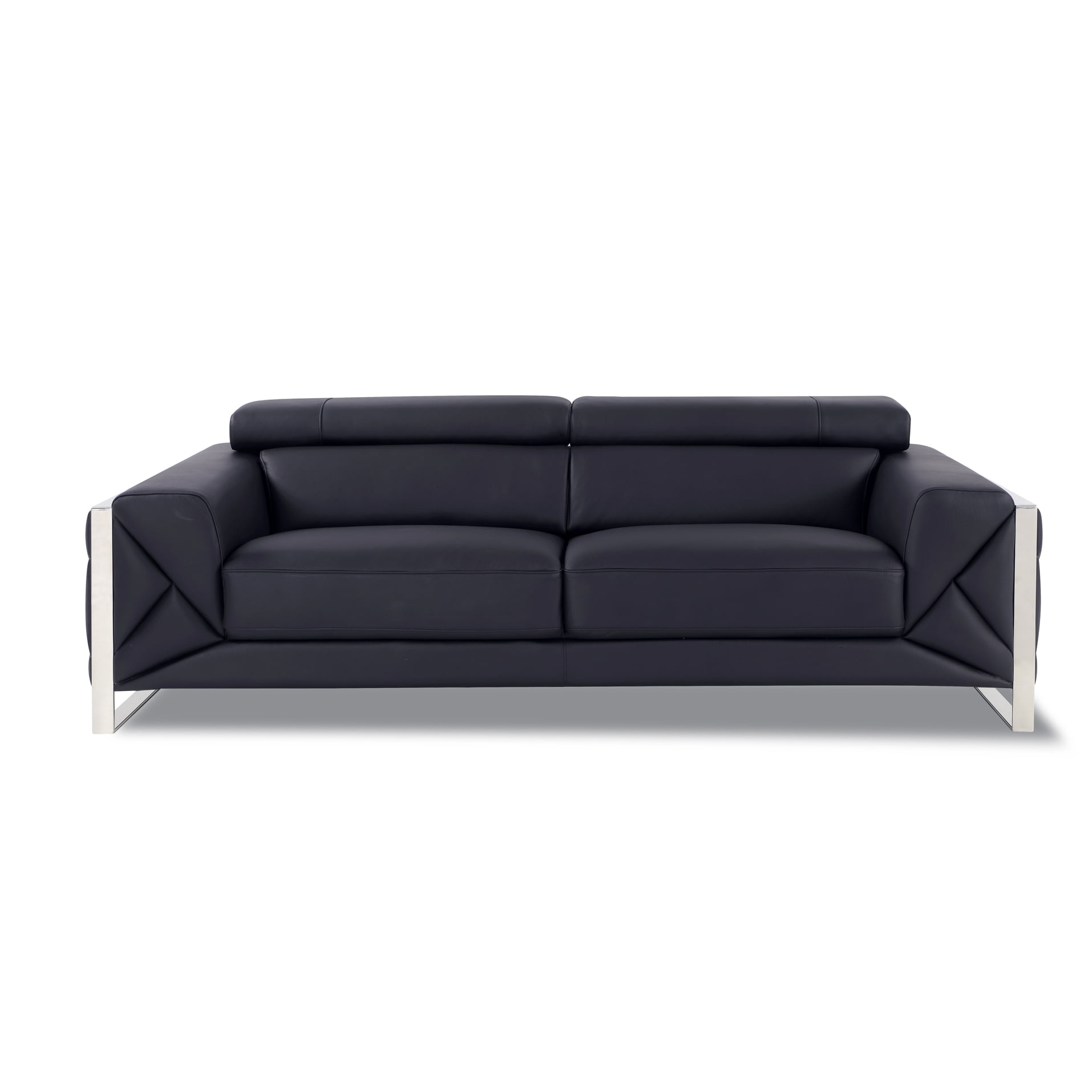 Top Grain Leather , Kiln-dried Hardwood Frame With Reinforced Corners ...