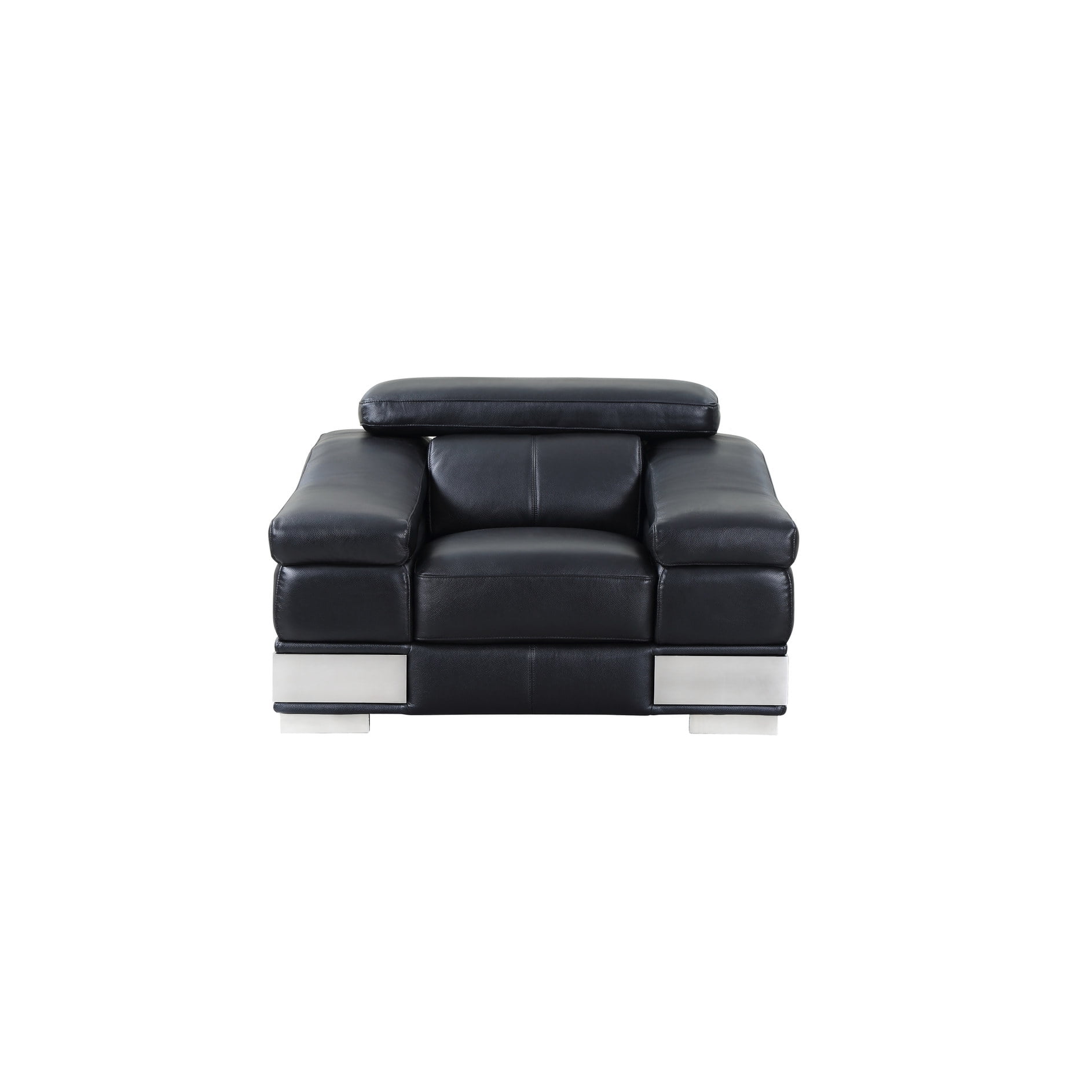 Top Grain Leather Office Chair | Productive Workspace Seating | Chrome ...