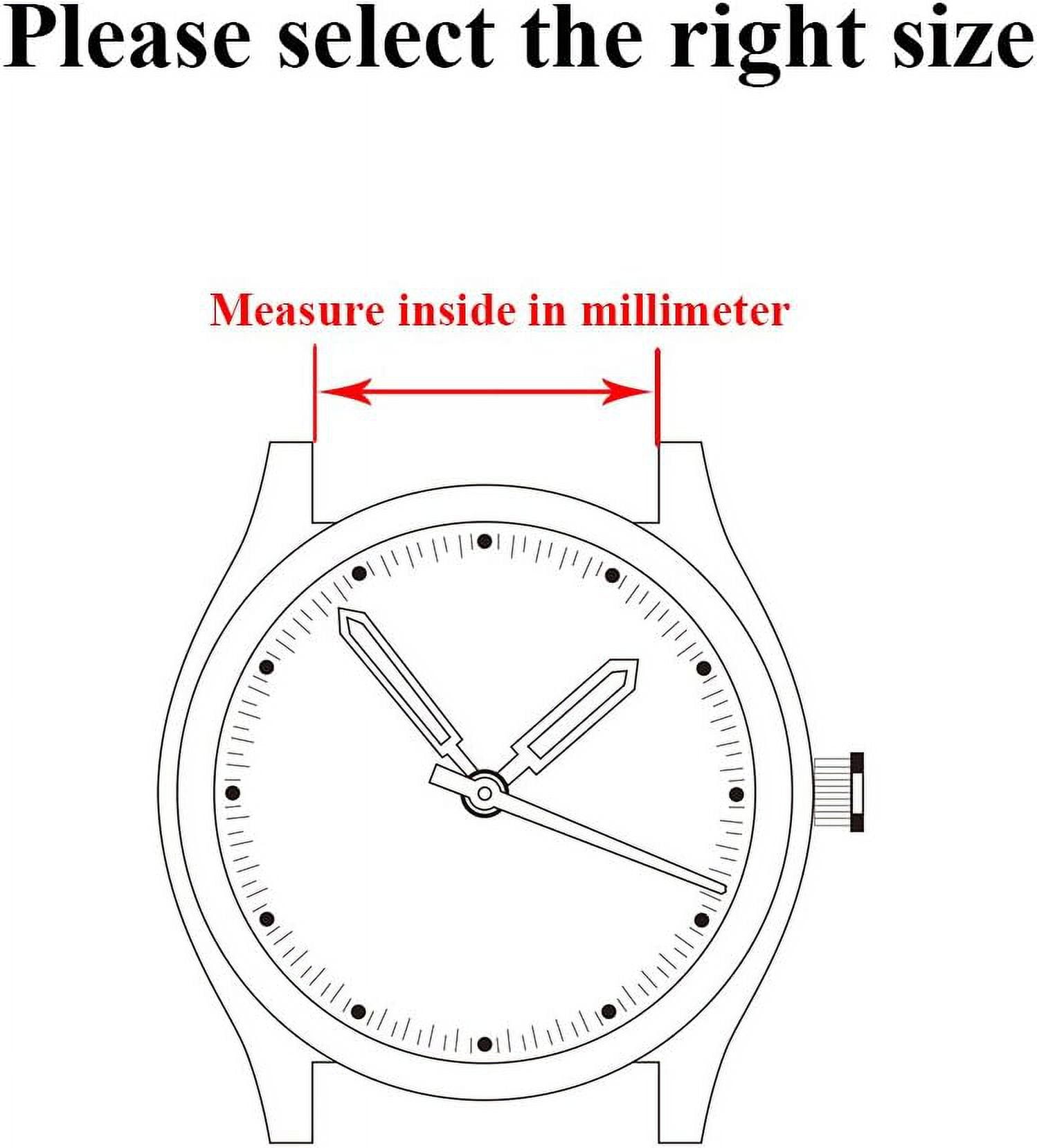 Top Grain Leather Watch Band, Quick Release Watch Strap, Choice of ...