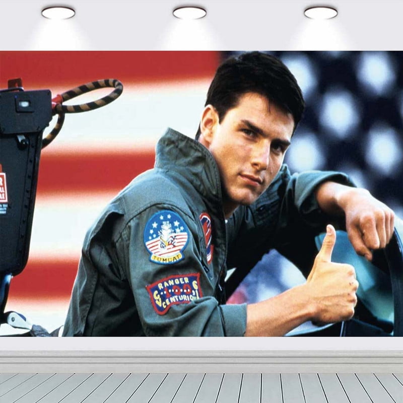 Top Gun Birthday Party Supplies Banner Backdrop Background Taspestry ...