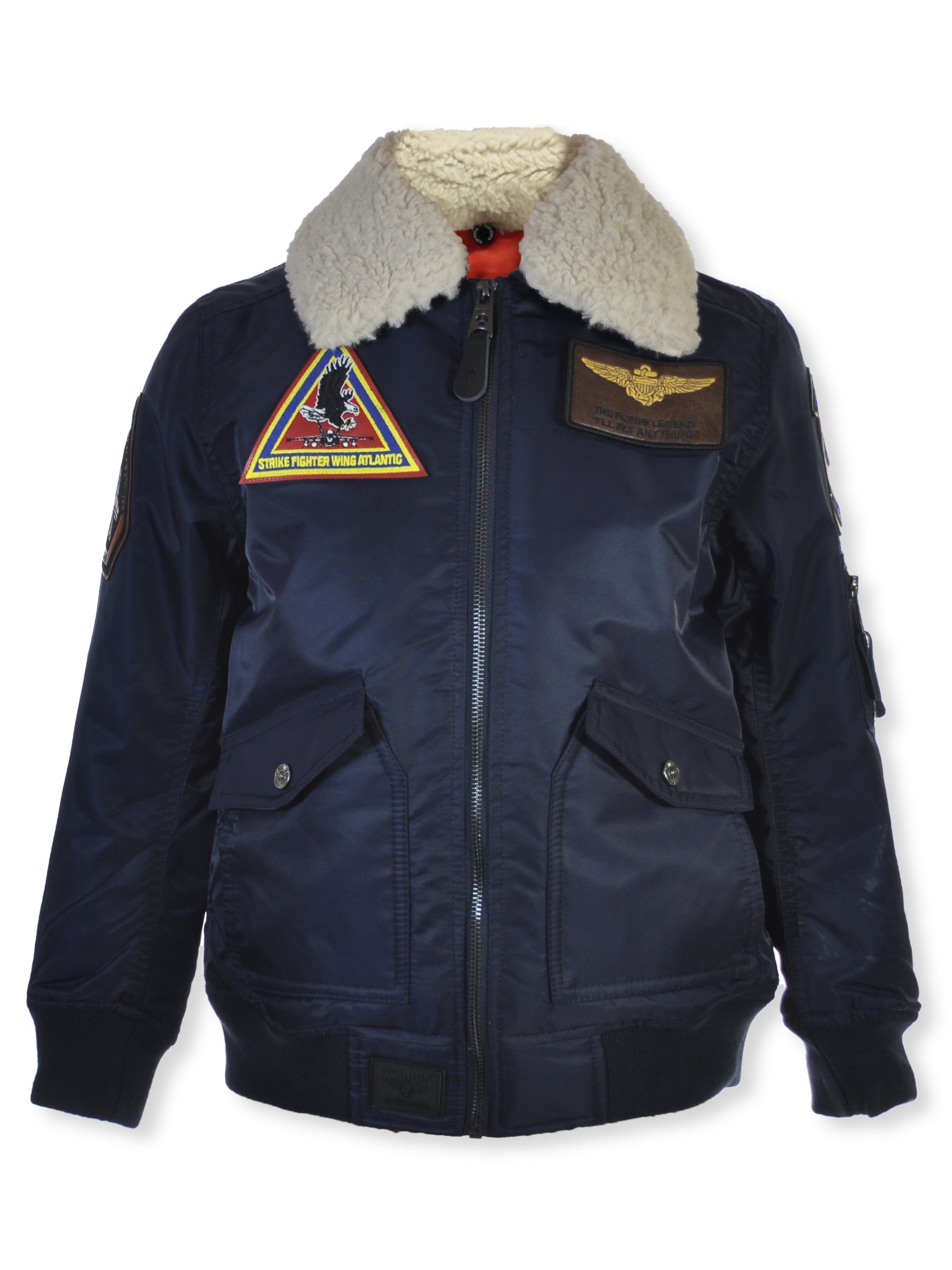 Top Gun Boys' Hero Flight Jacket Color: navy Size: 4 - Walmart.com