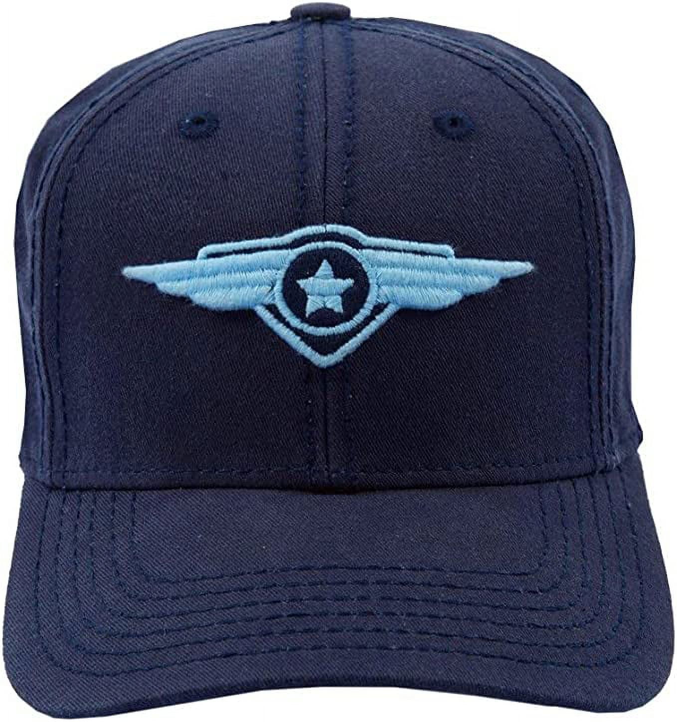 Top Gun® Cap with Embroidered Wings (Navy) - Walmart.com