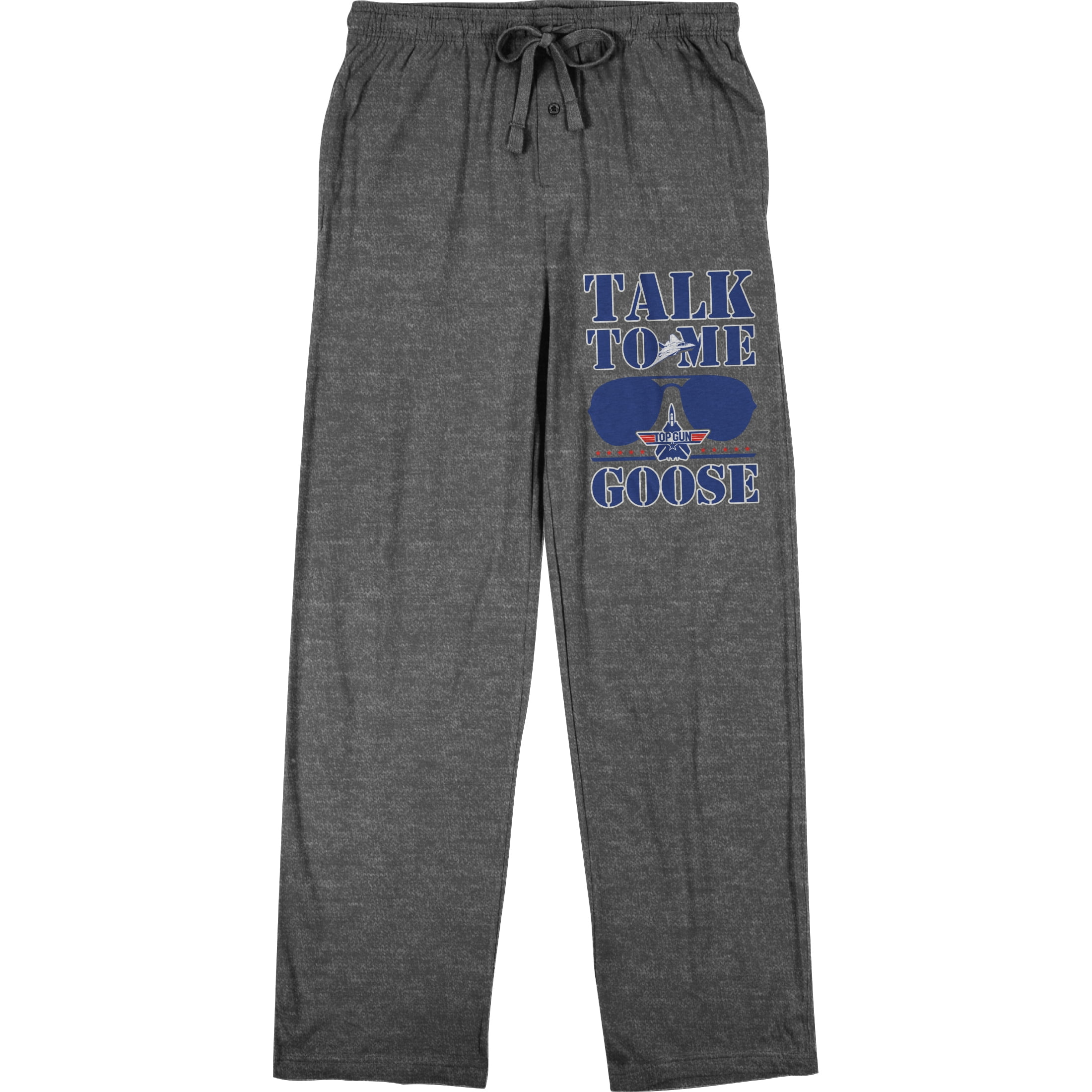 Top Gun Classic Logo Men's Graphite Heather Drawstring Sleep Pajama ...