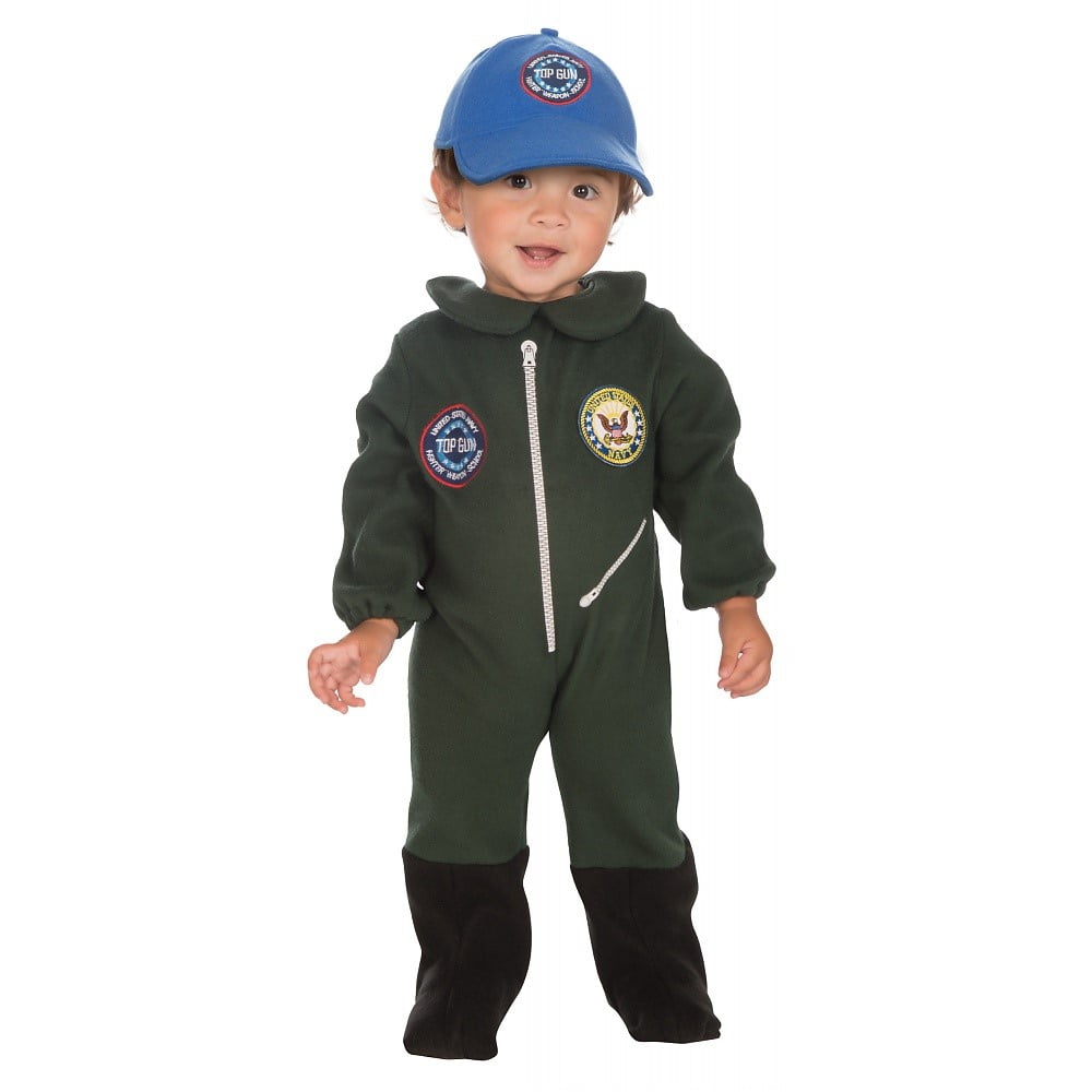 Top Gun Flight Suit Baby Infant Costume - Infant - Walmart.com