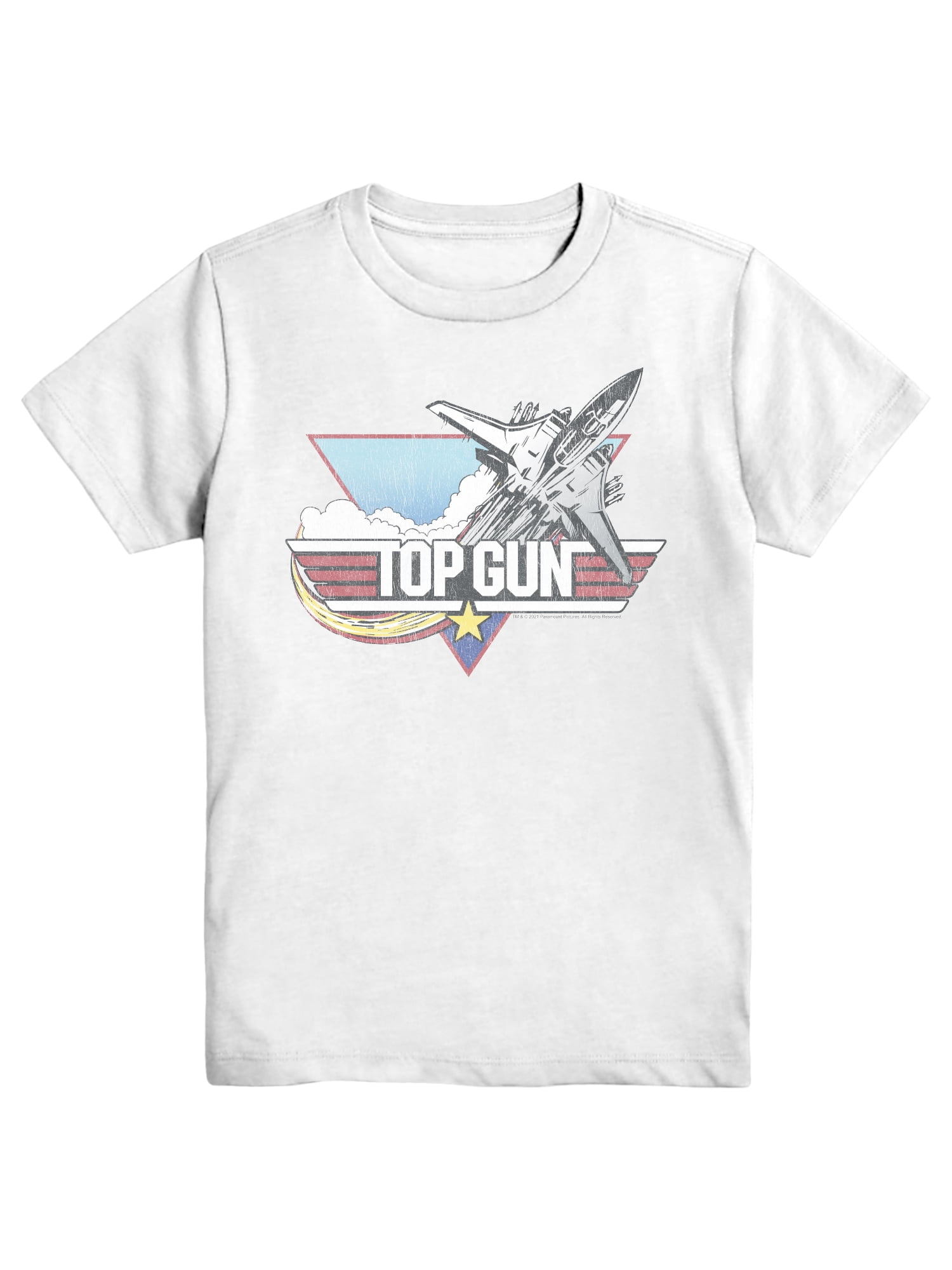 Top Gun Jet Logo Boys Graphic T-Shirt - XS-3X Sizes - Fit - Walmart.com
