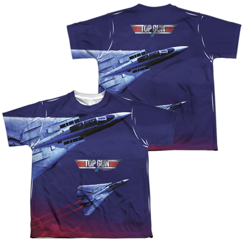 Top Gun Jets In Motion Youth or Boy's Sublimated T Shirt, White, X ...