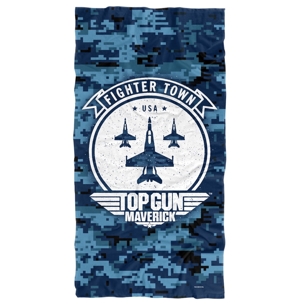 Top Gun Maverick Kids Pool Beach Towel, 30"x60" Fighter Town USA Sun ...