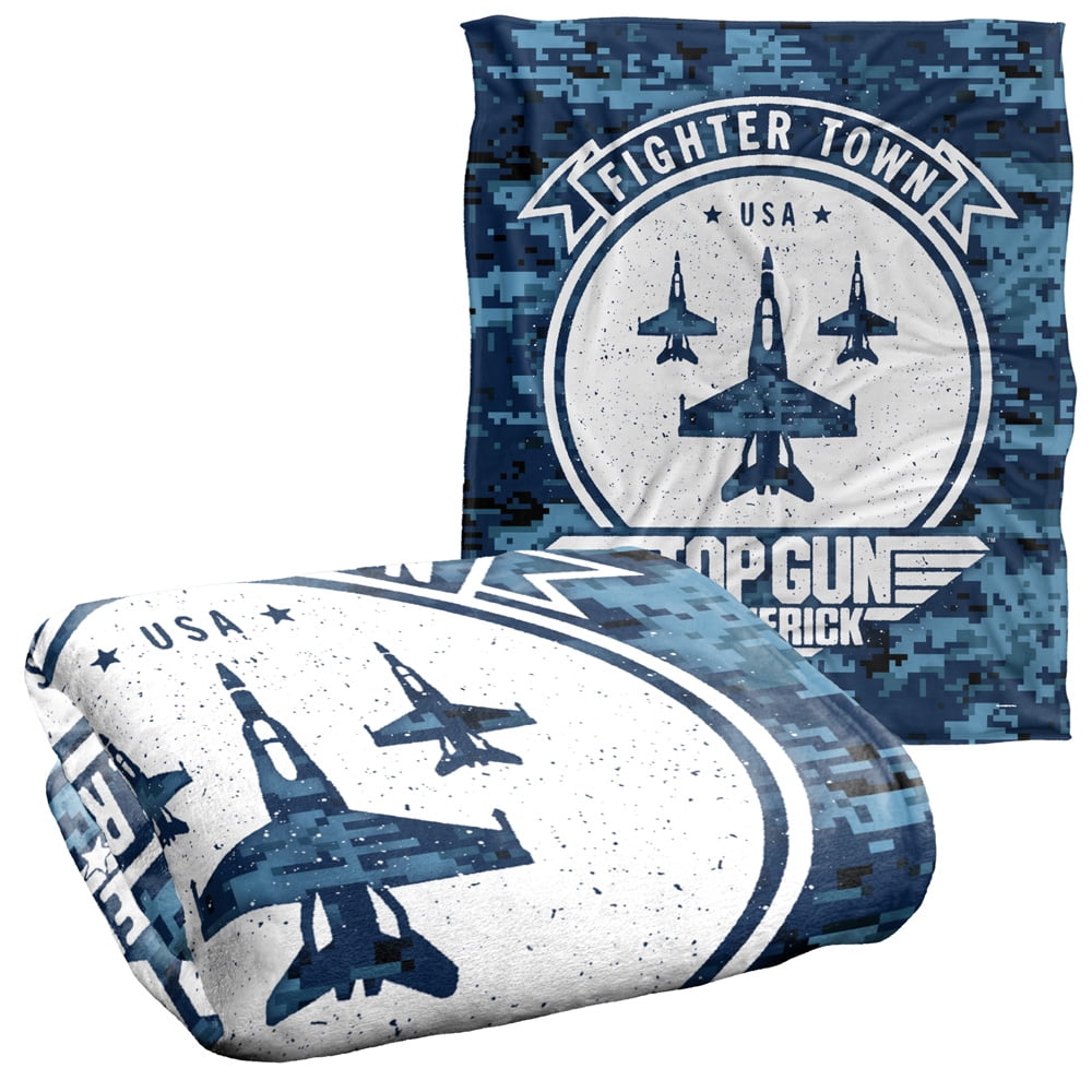 Top Gun: Maverick Blanket, 50"x60" Fighter Town USA Silky Touch Super ...
