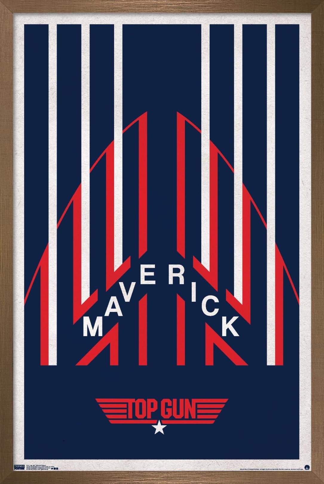 Top Gun - Maverick Helmet Wall Poster, 14.725" x 22.375", Framed ...