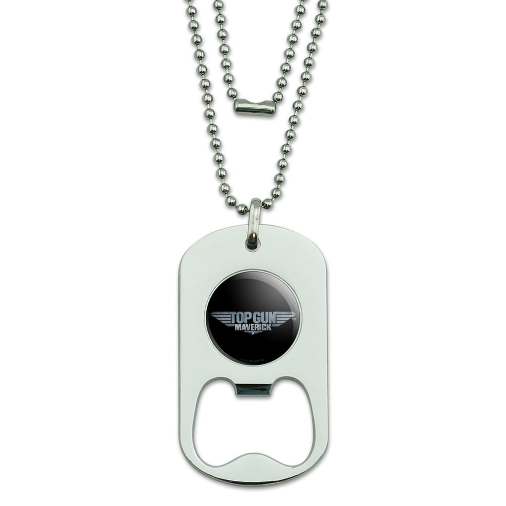 Top Gun: Maverick Logo Military Dog Tag Bottle Opener Pendant - Walmart.com