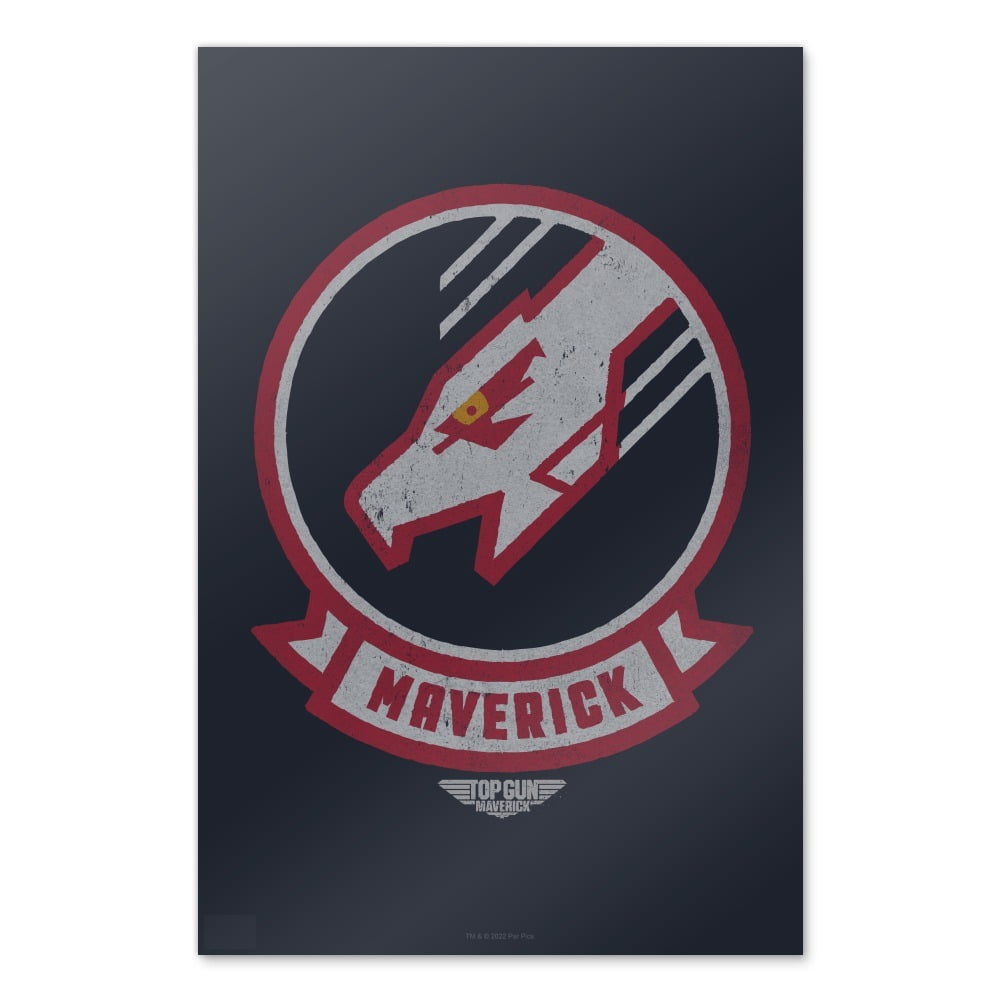 Top Gun: Maverick Patch Wall Art Picture Paper Poster Décor Home ...