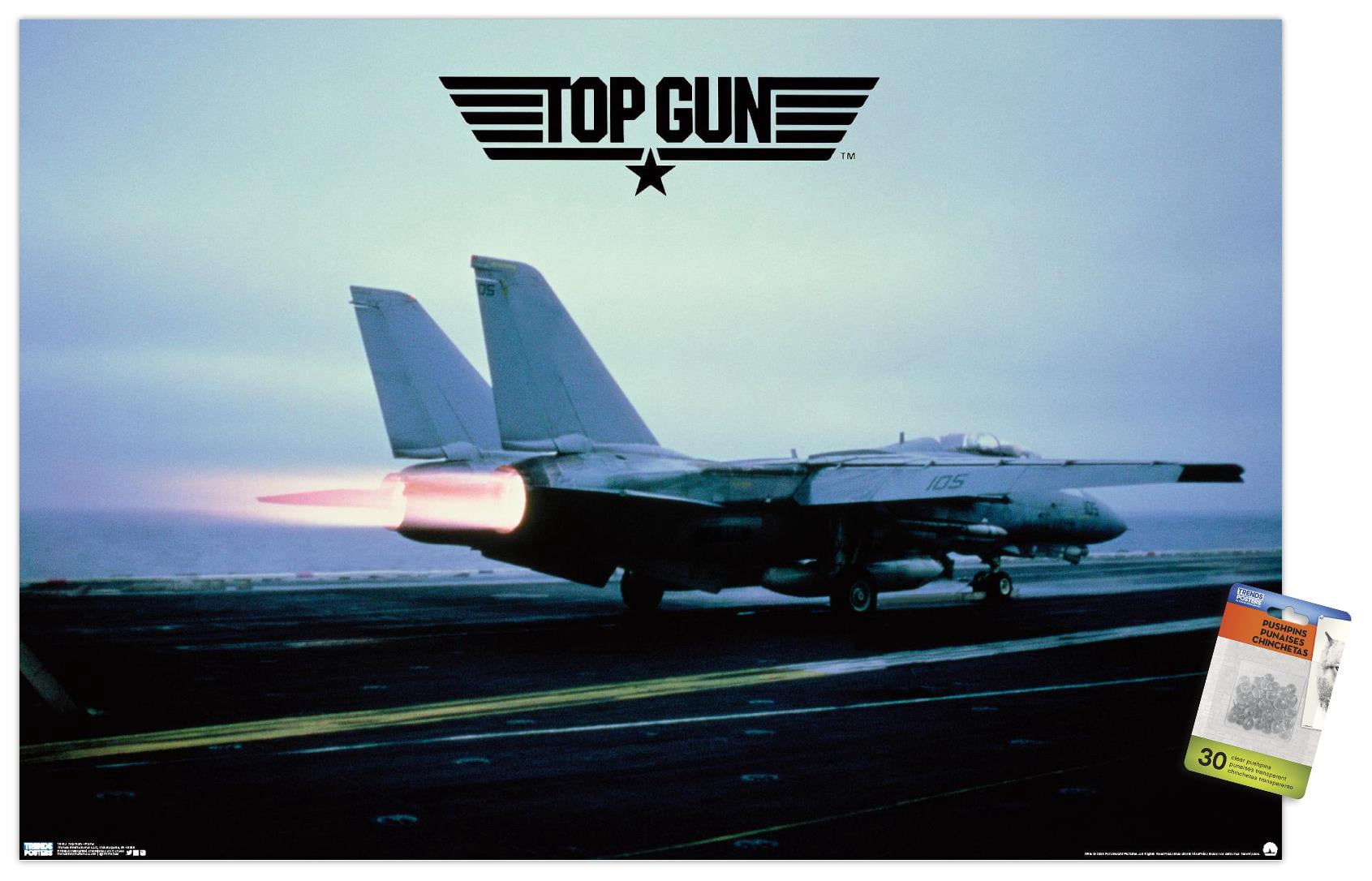 Top Gun - Maverick Plane Wall Poster with Push Pins, 22.375" x 34 ...